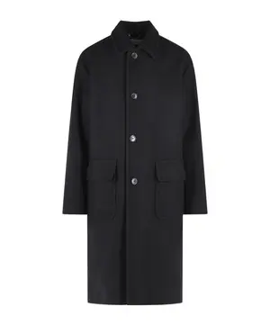 Dries Van Noten Wool-blend Coat - Black
