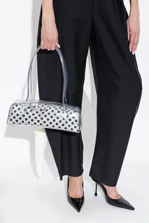 Alaïa Le Teckel Polka-dot Shoulder Bag