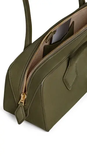 Alaïa Le Teckel Medium Bag In Nubuck