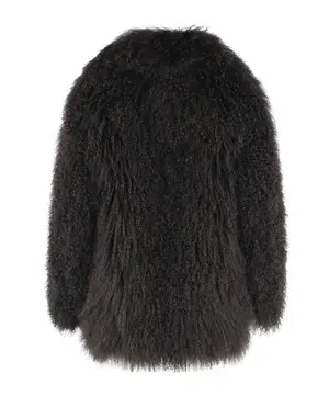 BLANCHA Long Sleeve Fur Jacket