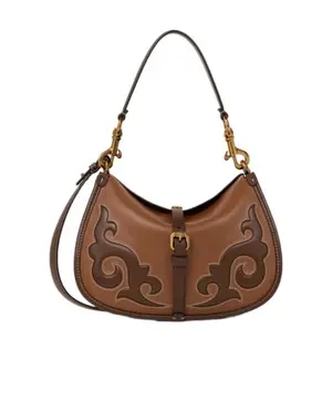 Etro Pony Buckle Shoulder Bag - Brown