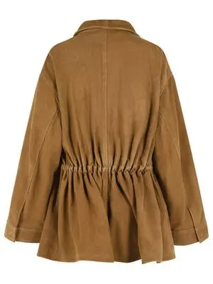 RÓHE Sculptural Suede Jacket