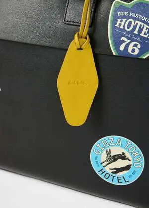 Paul Smith Hotel Stickers Zip-up Briefcase