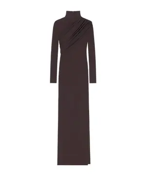 COURREGES Twist-detail Jersey Maxi Dress