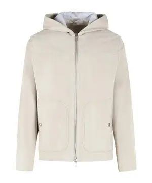 Eleventy Long-sleeved Casual Jacket - Beige