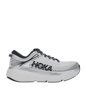 Hoka One One Bondi 7 Cushioned Running Shoes - White