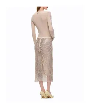 Pinko Ribbed Sweater With Lace