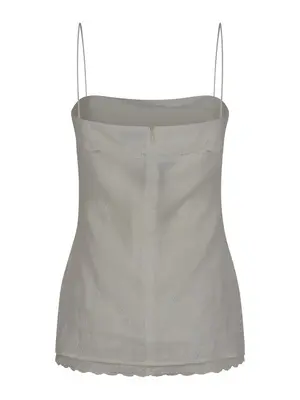 Magda Butrym Embroidered Lace Trim Top