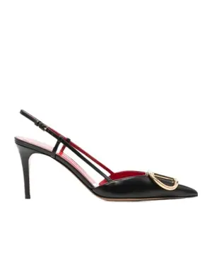 Valentino Garavani Pointed-toe High-heeled Sandals - Black