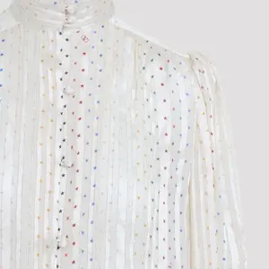 Valentino Garavani All-over Star Printed Belted Shirt