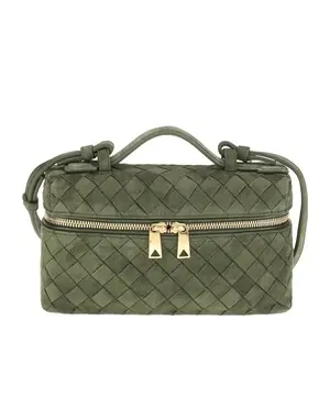 Bottega Veneta Zippered Shoulder Bag - Green