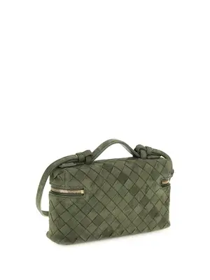 Bottega Veneta Zippered Shoulder Bag - Green