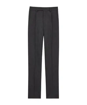 Saint Laurent Belt Loop Casual Pants - Smokeless Chalk