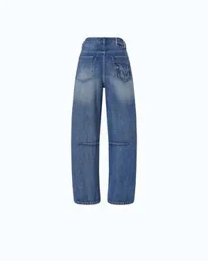 Pinko Faded Panelled Jeans
