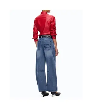 Pinko Faded Panelled Jeans