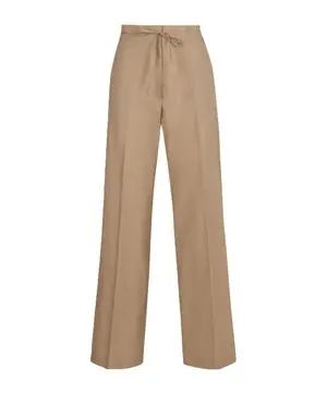 P.a.r.o.s.h Drawstring Casual Pants - Beige
