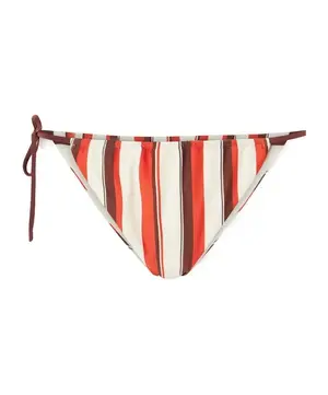 SIR. Ribbed Bikini Bottoms - Red/cream