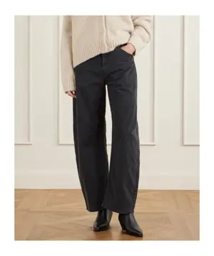 NILI LOTAN Wide Leg Trousers With Belt Loops