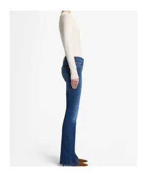 7 For All Mankind Faded-effect Embroidered Jeans