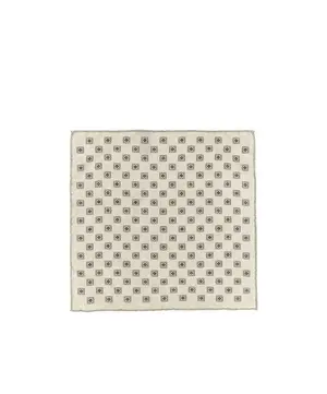 Brunello Cucinelli Geometric-print Silk Pocket Square No