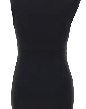 KAOS Draped Wrap Midi Dress