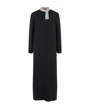 Valentino Garavani Cady Couture Embroidered Dress