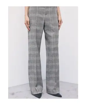 Patrizia Pepe Checked Tailored Trousers
