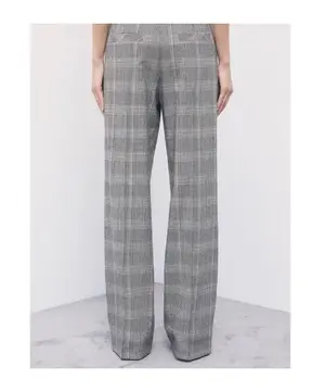 Patrizia Pepe Checked Tailored Trousers