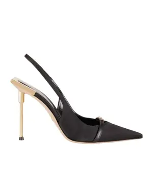 Elisabetta Franchi Pointed-toe High-heeled Sandals - Black