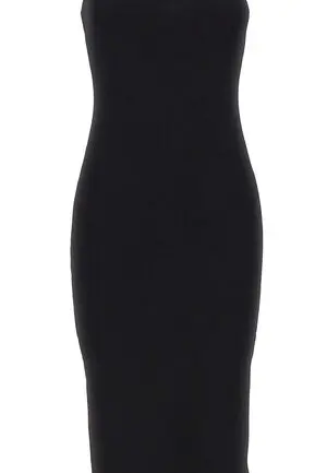 KAOS Sleeveless Braided Detail Knitted Midi Dress
