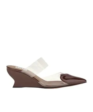 Alaïa Le Coeur Wedge Mules