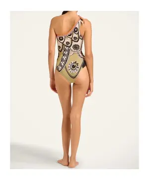 La DoubleJ Goddess One-shoulder One-piece Swimsuit