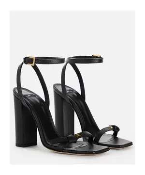 Elisabetta Franchi Square-toe High-heeled Sandals