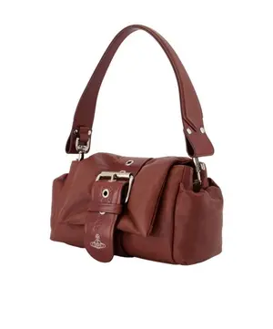 VIVIENNE WESTWOOD Hazel Treasure Shoulder Bag - Chestnut