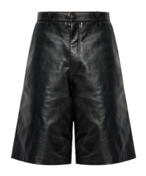Balenciaga Leather Shorts