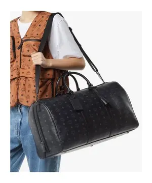 Mcm Small Ottomar Visetos Weekender Bag