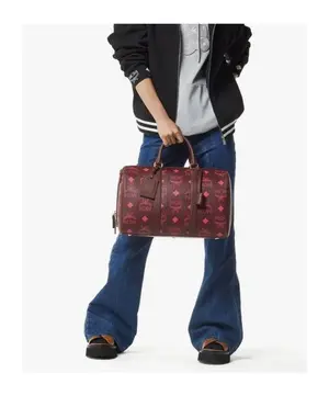 Mcm Ottomar Weekender Bag In Maxi Visetos