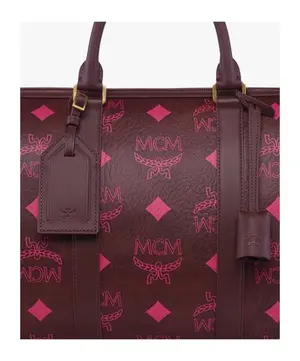 Mcm Ottomar Weekender Bag In Maxi Visetos