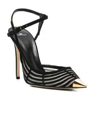 Elisabetta Franchi Sheer Panel High-heeled Sandals