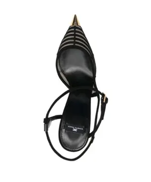 Elisabetta Franchi Sheer Panel High-heeled Sandals