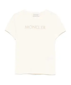 Moncler Short-sleeved T-shirt - Beige