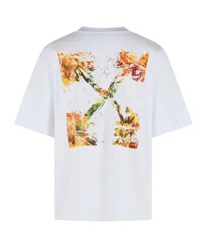 Off-White Logo Printed Crewneck T-shirt
