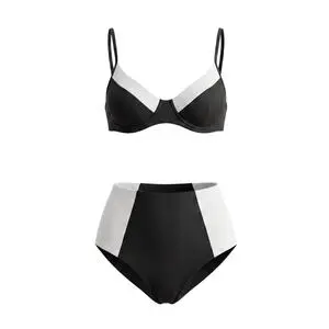 BELLARIA Yacht Club Bikini Set - Black/white