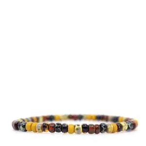 Shar Oke Yellow / Red / Black Yellow, Black & Red Picasso Czech Bracelet
