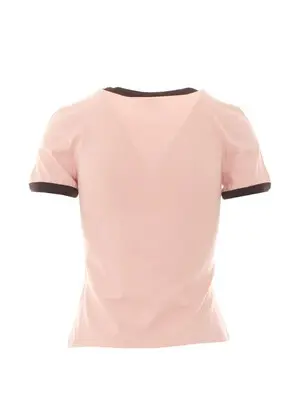 Chloé Printed Cotton T-shirt - Pink