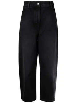 Studio Nicholson Cropped Wide Leg Jeans