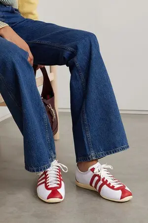 Adidas Japan Suede Trimmed Leather Sneakers