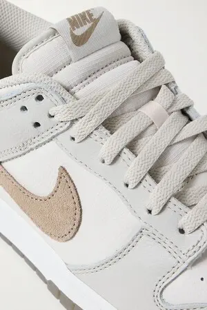Nike Dunk Low Retro Se Suedetrimmed Leather Sneakers