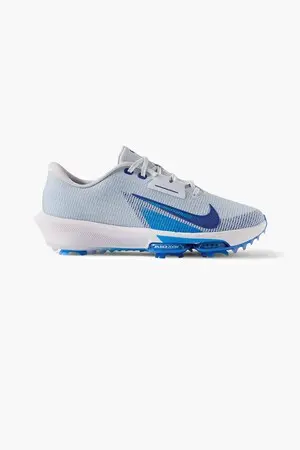 Nike Air Zoom Infinity Tour 2 Rubbertrimmed Flyknit Golf Sneakers - Blue