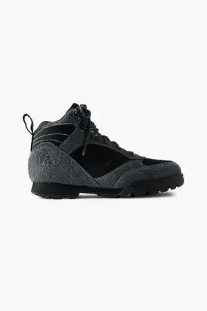 Nike Torre Mid Mesh And Brushed Suede Sneakers